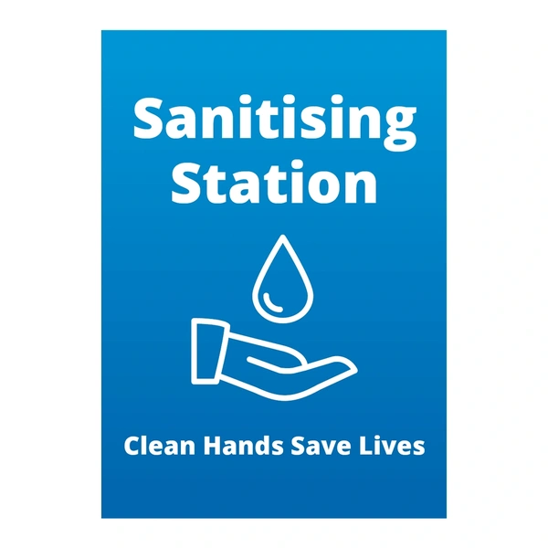 Sanitising Station Signage | PRINTinCOMPANY